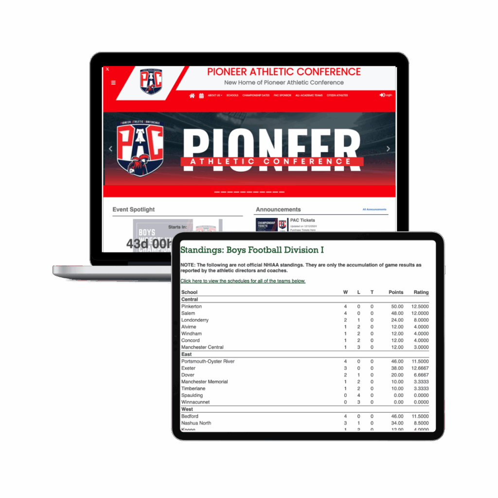 Athletic Management for Associations - BigTeams